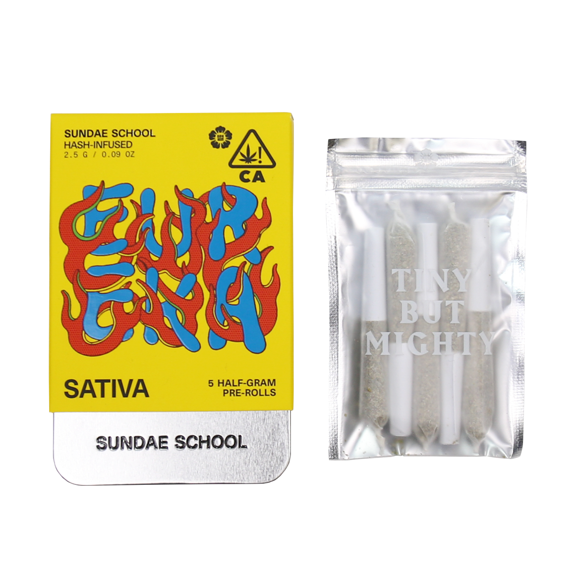 Eureka Hash Infused Pre Roll Pack [ 5g] Sundae School Infused Pre