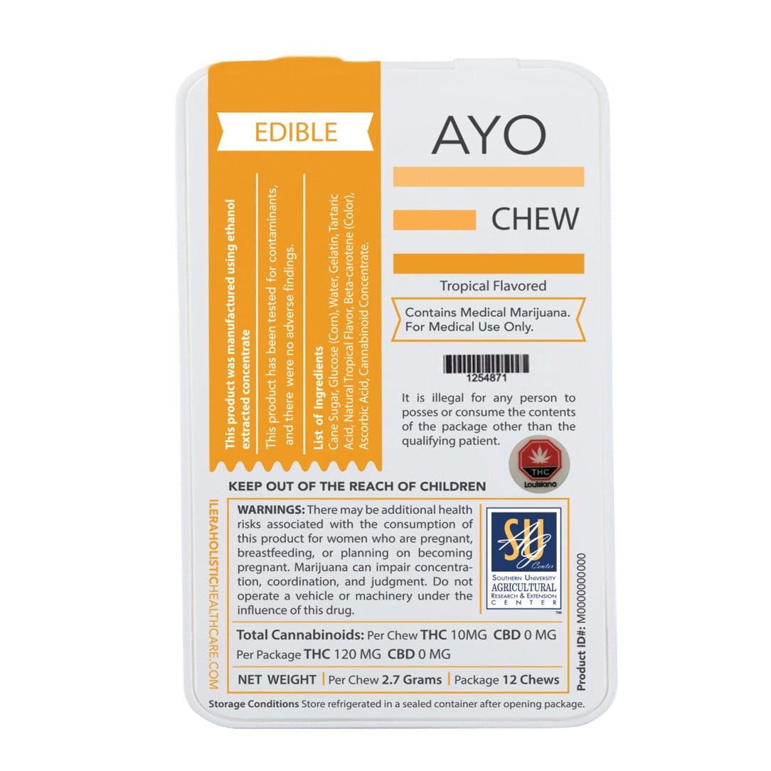 Tropical [10pk] (100mg) | AYO | 10 Pack Chews - Jane