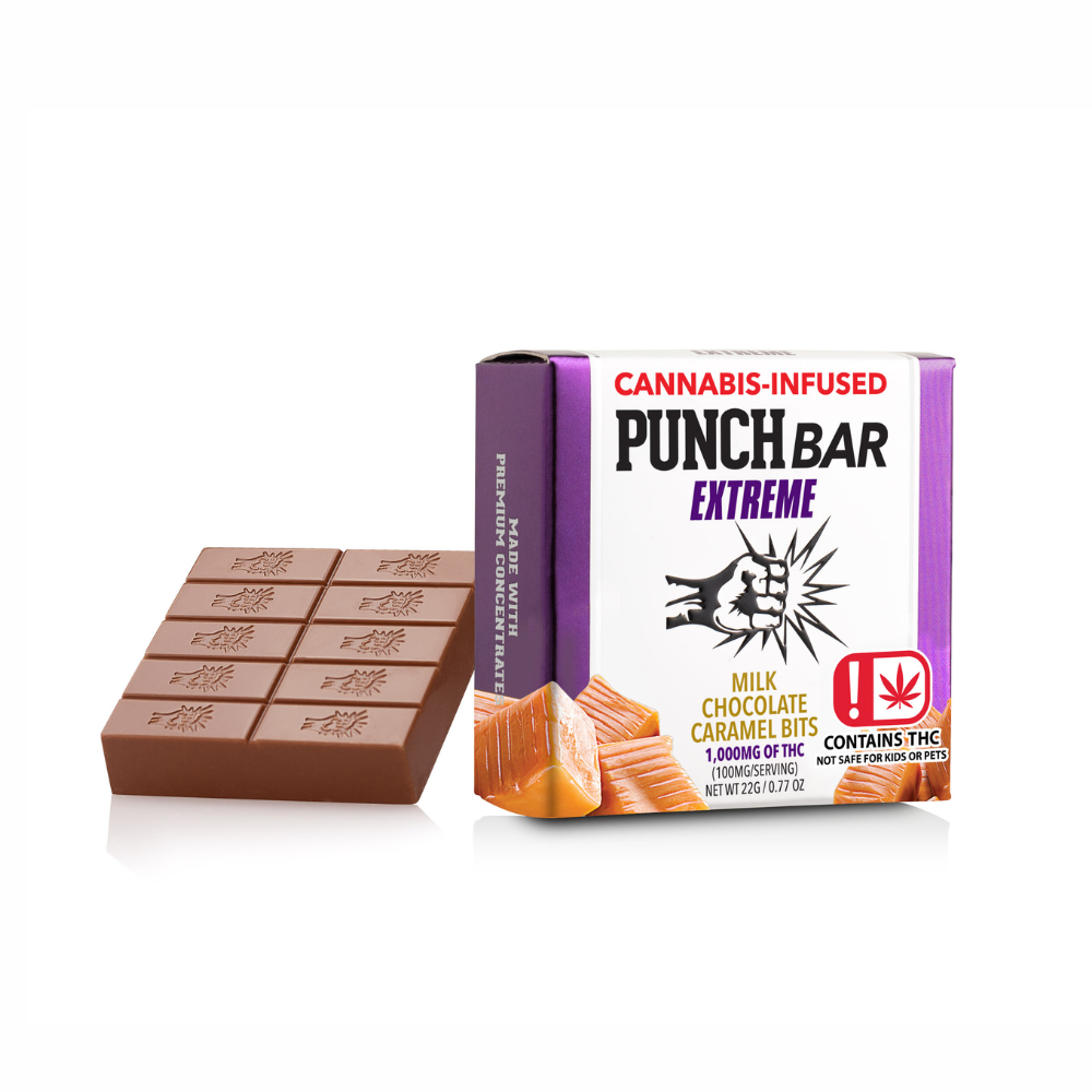 Milk Chocolate Caramel Bits (1000mg) | Punch | Punch Bar Extreme - Jane