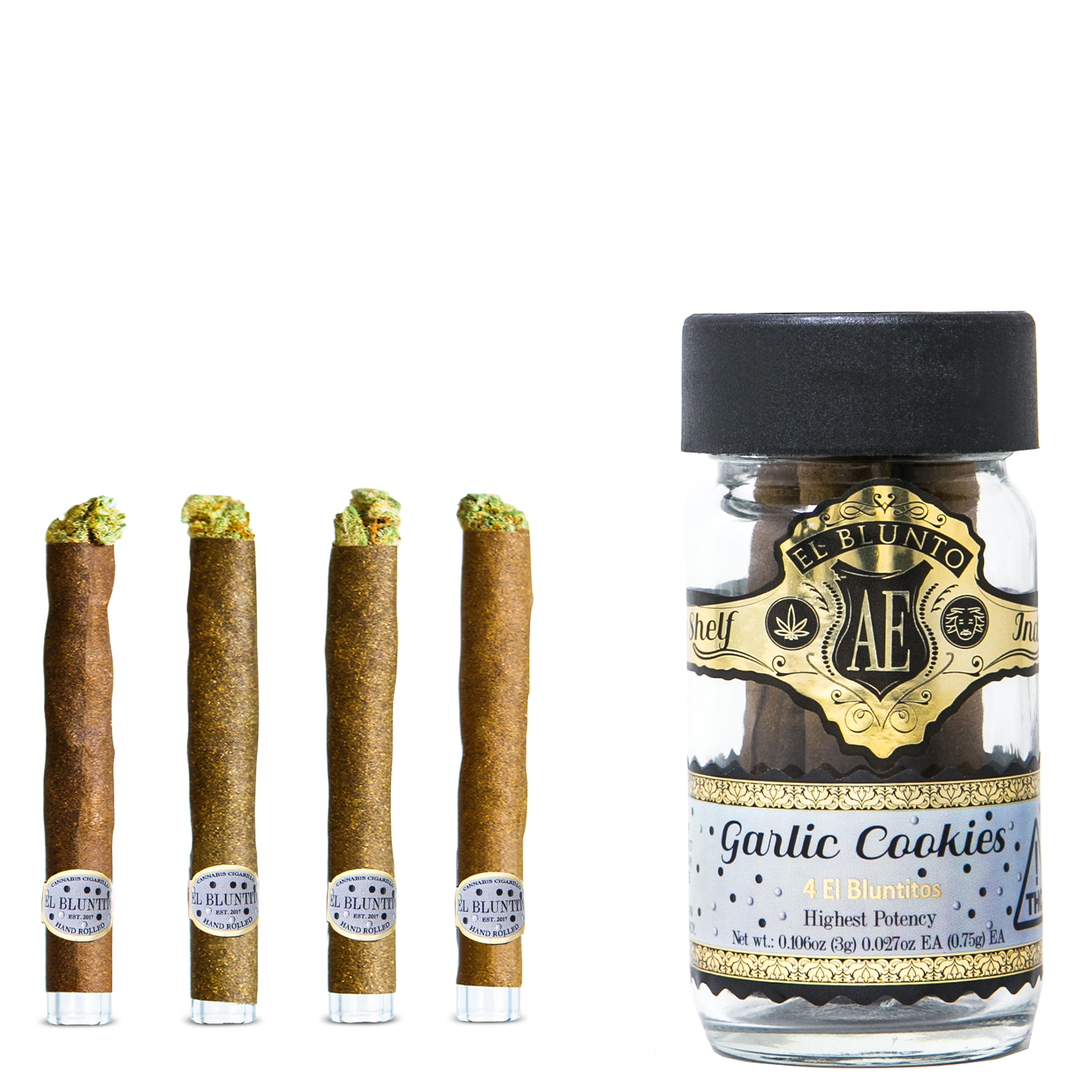 Ghost Train Haze [4 x .75] | El Blunto | El Bluntito 4-Pack [mini blunt ...