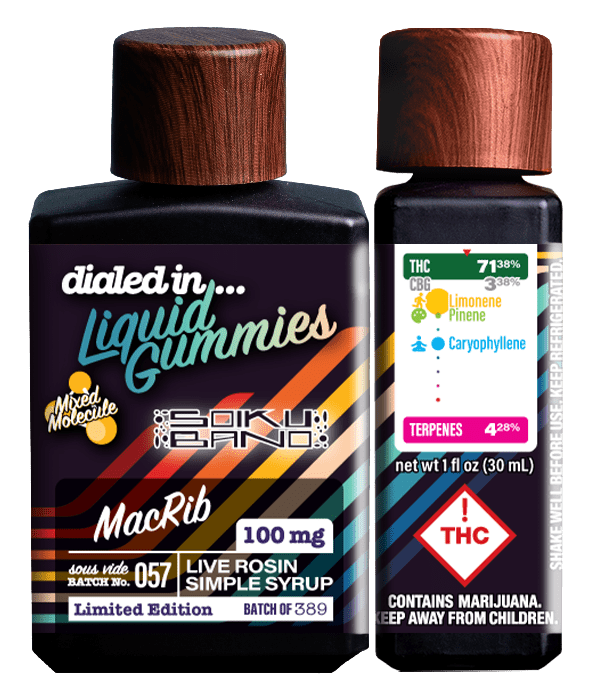 Hybrid (100mg) | Dialed In... | Liquid Gummies - Jane