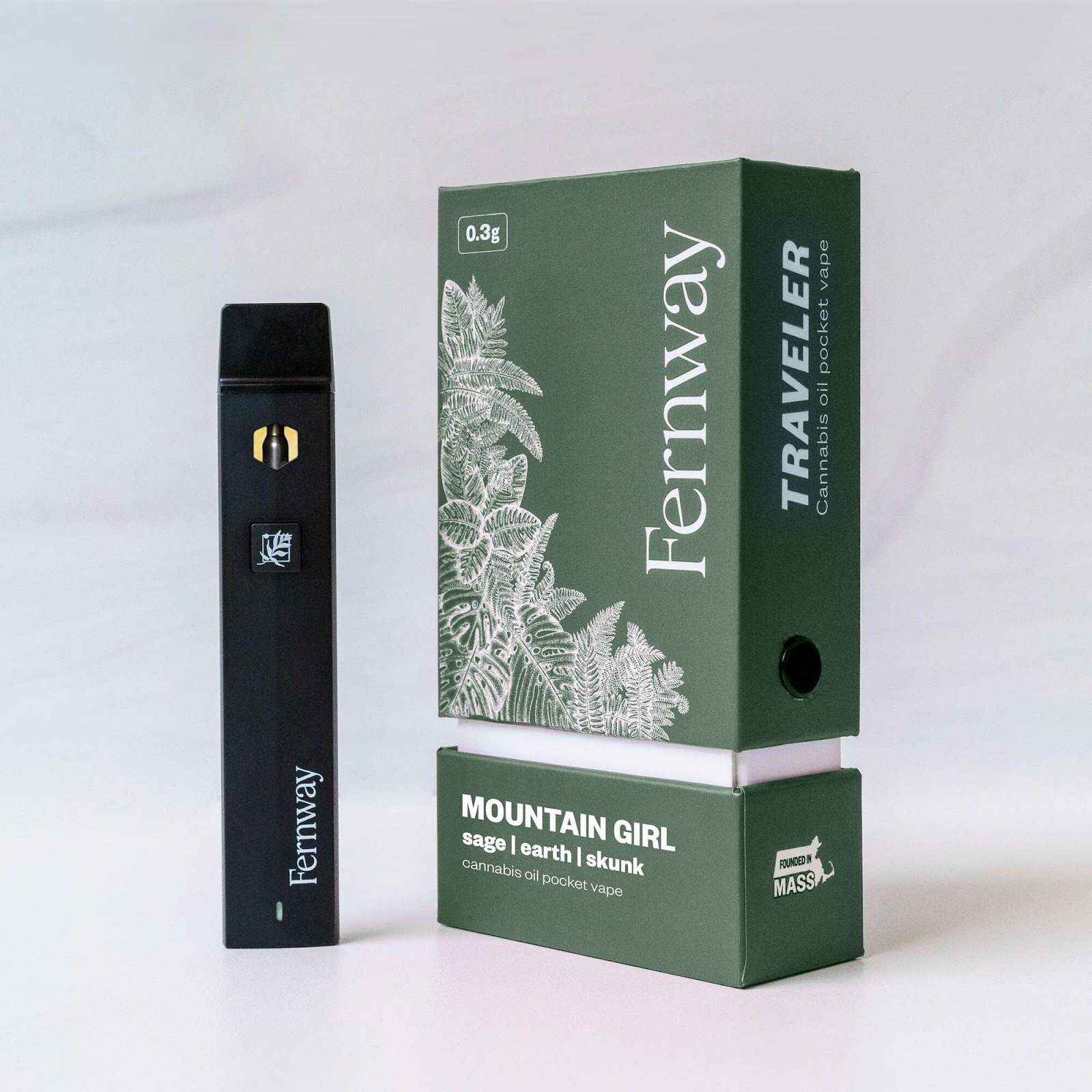 Mountain Girl [300mg] | Fernway | Traveler Recyclable Vape - Jane