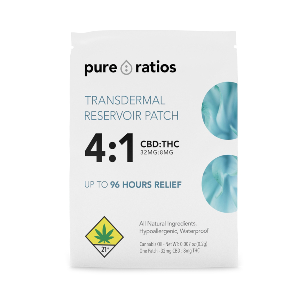 4:1 [1 patch] (32mg CBD/8mg THC) | Pure Ratios | Transdermal Patch - Jane