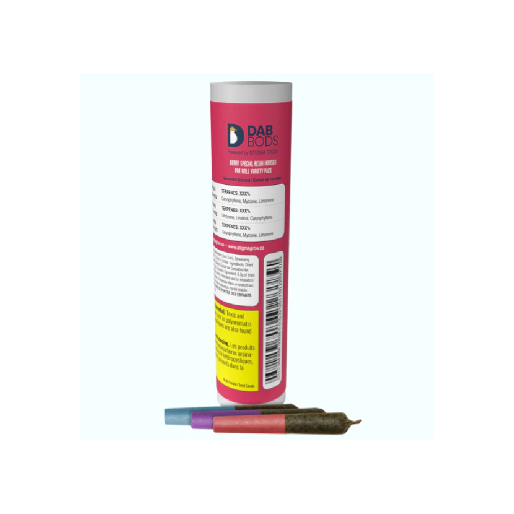 Berry Special - Variety Pack [.5g] | Dab Bods | 3 Pack Resin Infused - Jane