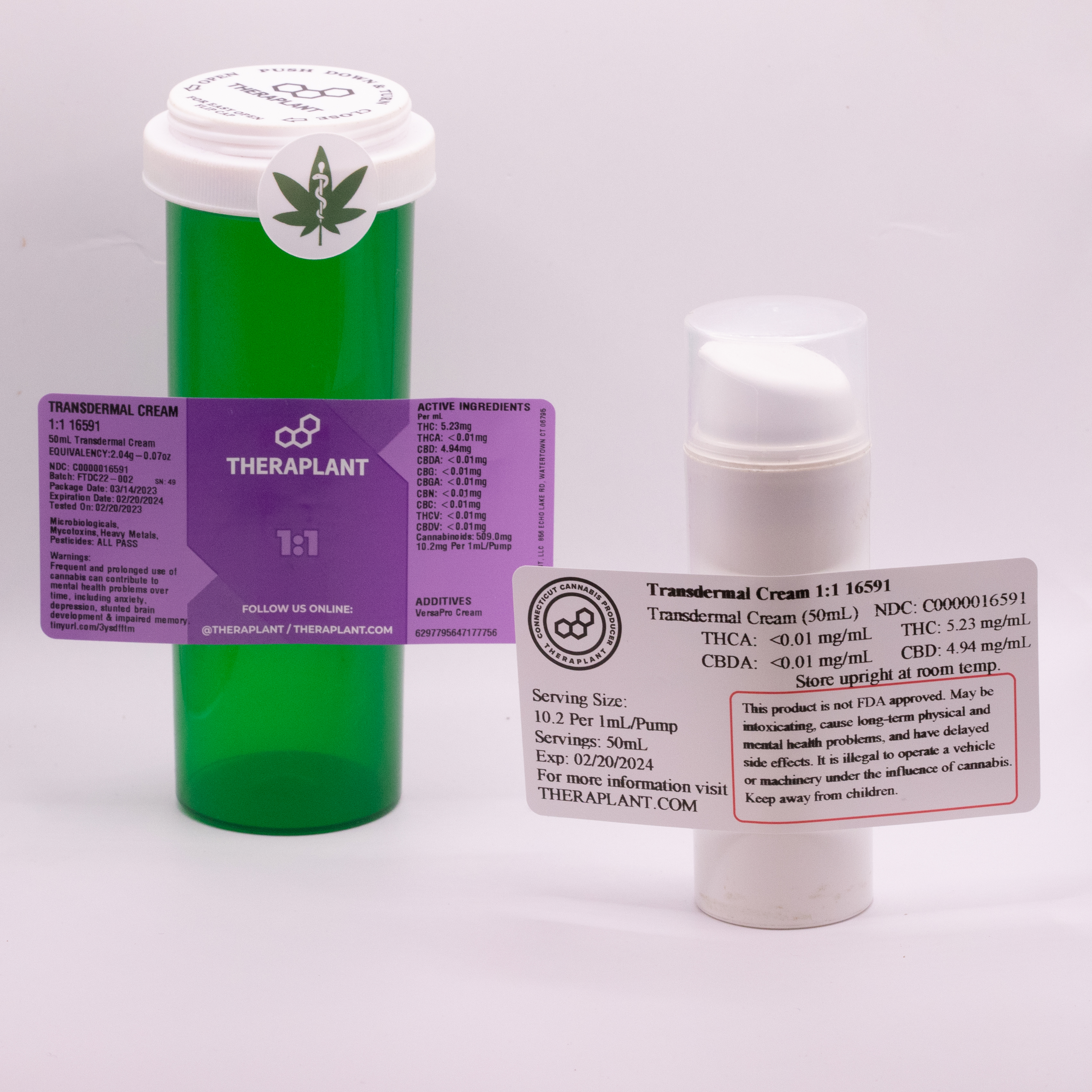 Transdermal Cream 1:1 16591 [50ml] | Theraplant | Transdermal Cream - Jane
