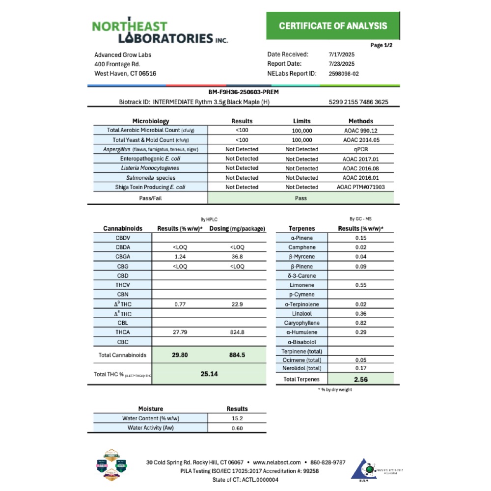 Rythm 3 5g Black Maple I 00836