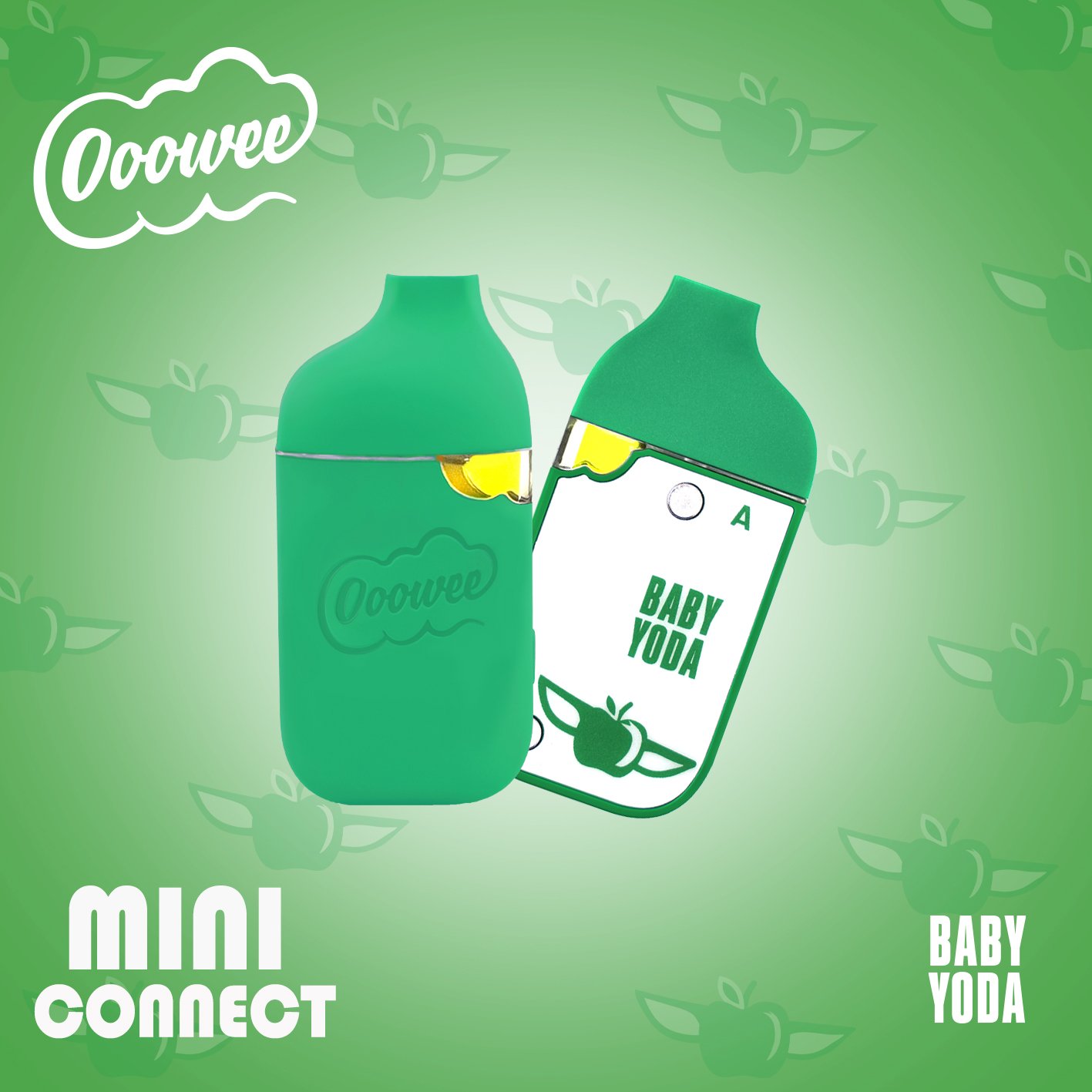 Baby Yoda [1000mg] | Ooowee | Side A Mini Connect Disposable - Jane