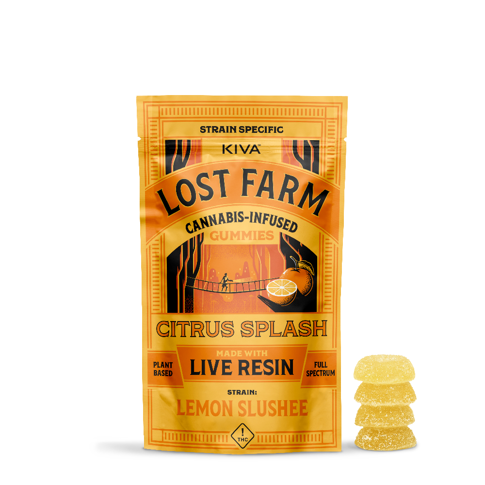 Citrus Splash x Lemon Slushee [20pk] (220mg) | Lost Farm | Gummies - Jane