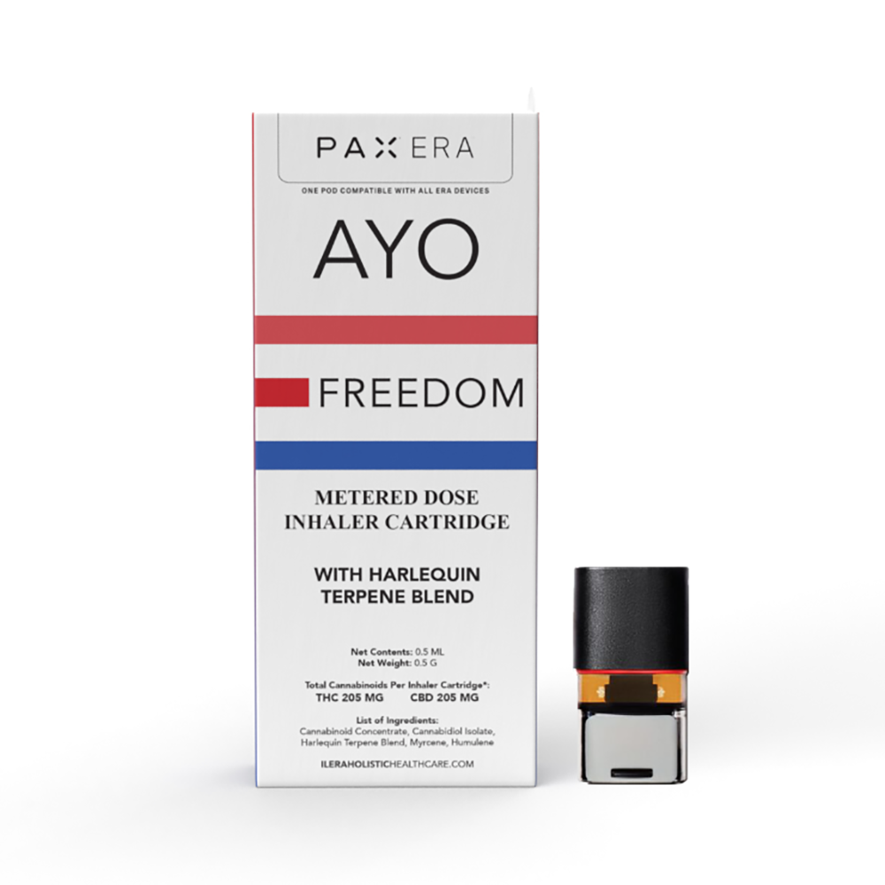 1:1 Freedom with Harlequin Terpene Blend | AYO | Pax Era Metered Dose ...