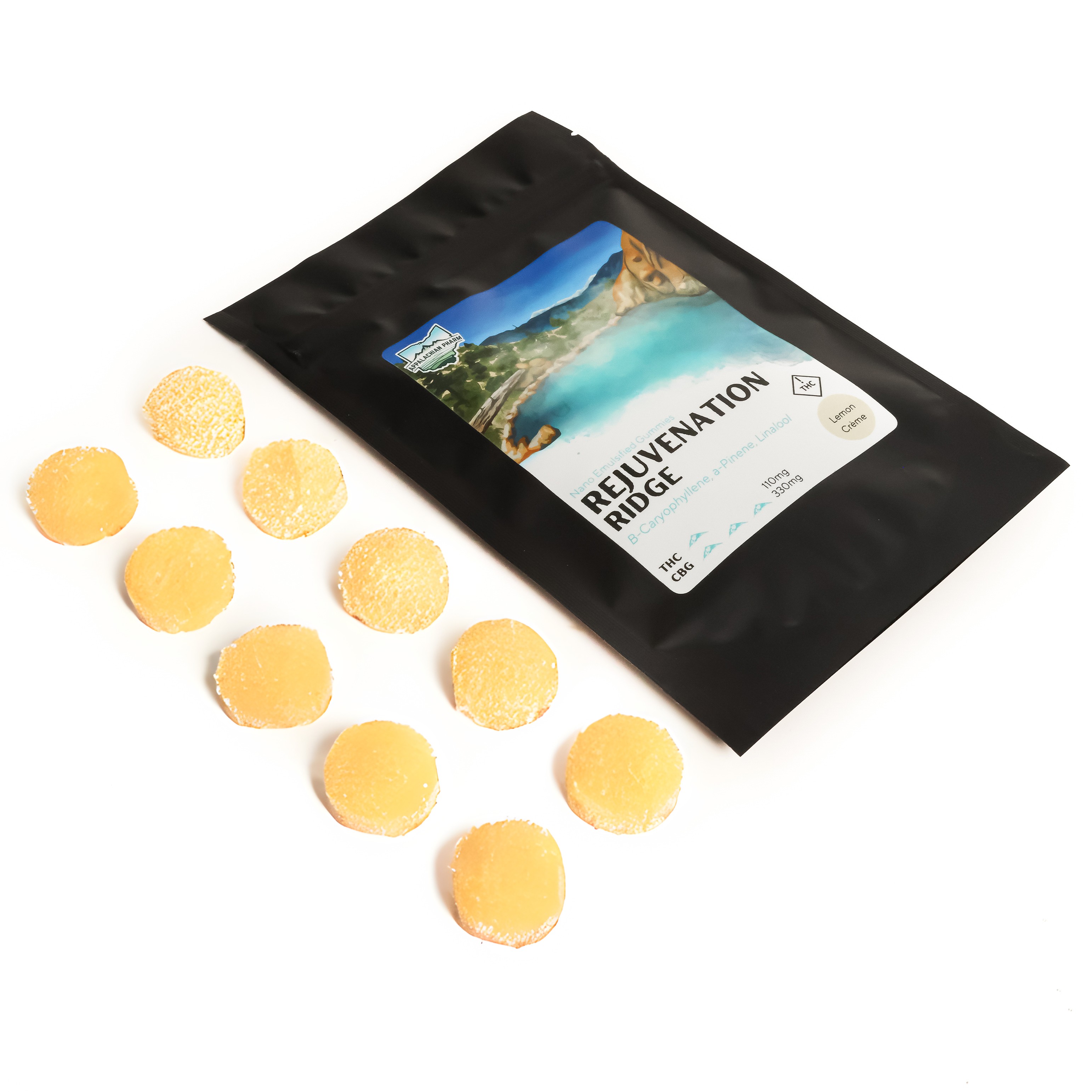 Lemon Creme + CBG [11pk] (330mg CBG/110mg THC) | Appalachian Pharm ...