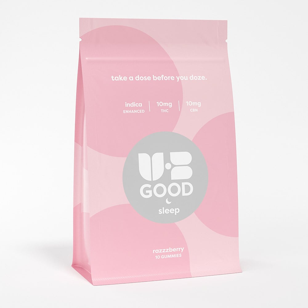 1:1 CBN Razzzberry [10pk] (100mg) | UB GOOD | Gummies - Jane