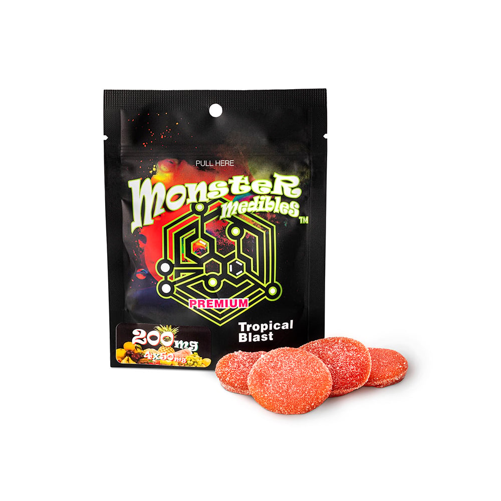 Tropical Blast [9pk] (100mg) | Monster Xtracts | Gummies - Jane