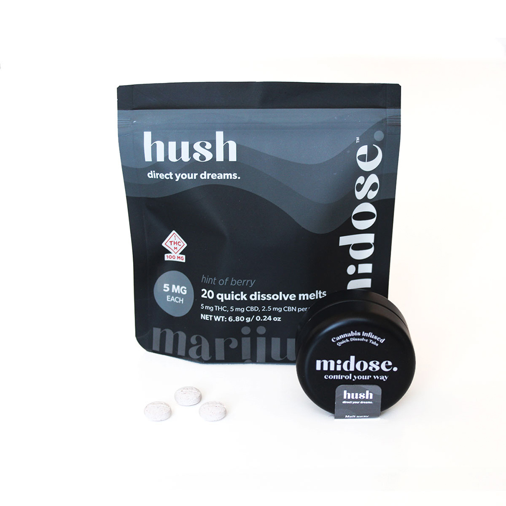 Hush melts [20pk] (100mg) | midose. | Melts - Jane