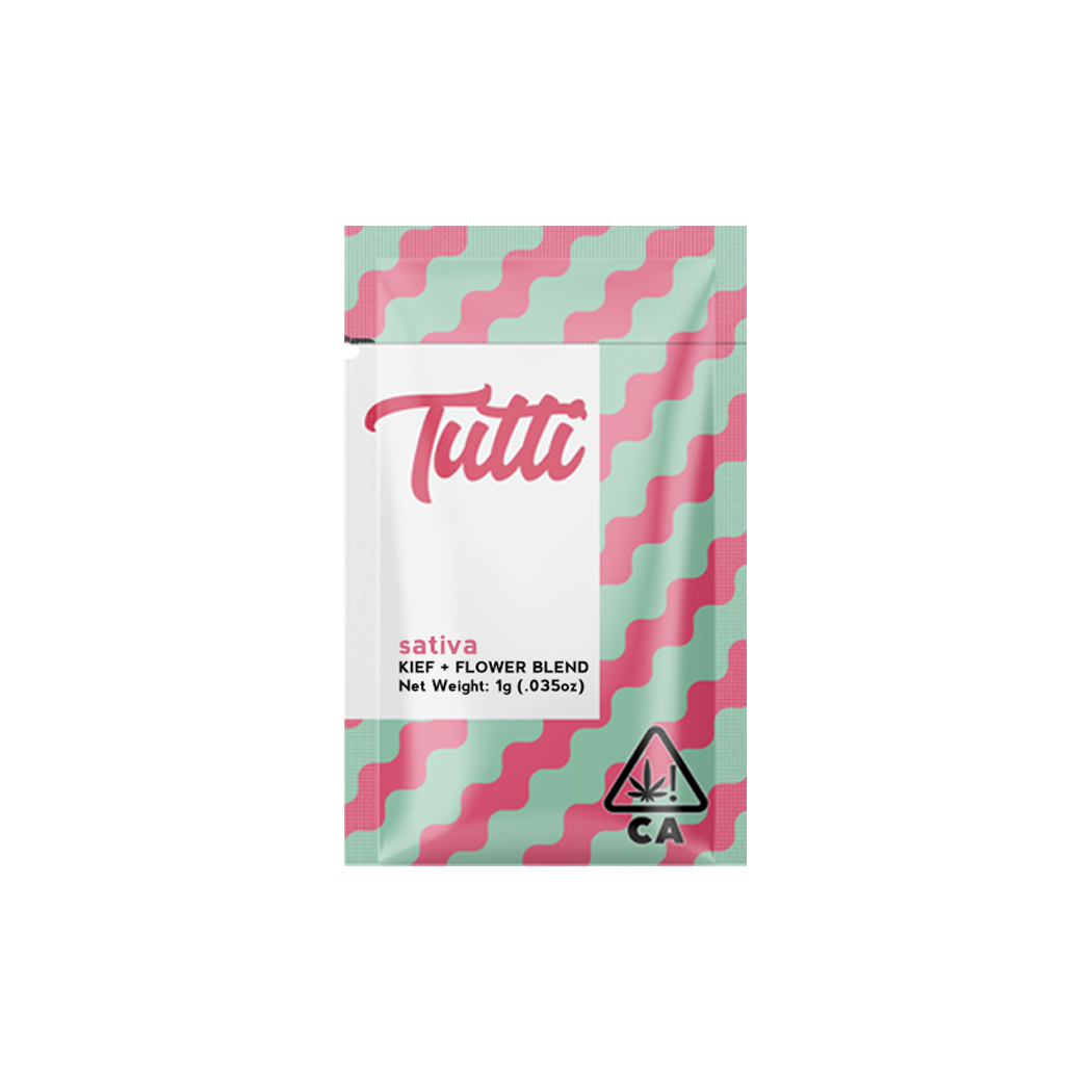 TUTTI POUCH - Sativa | Tutti | Kief Infused Ground Flower Pouch - Jane