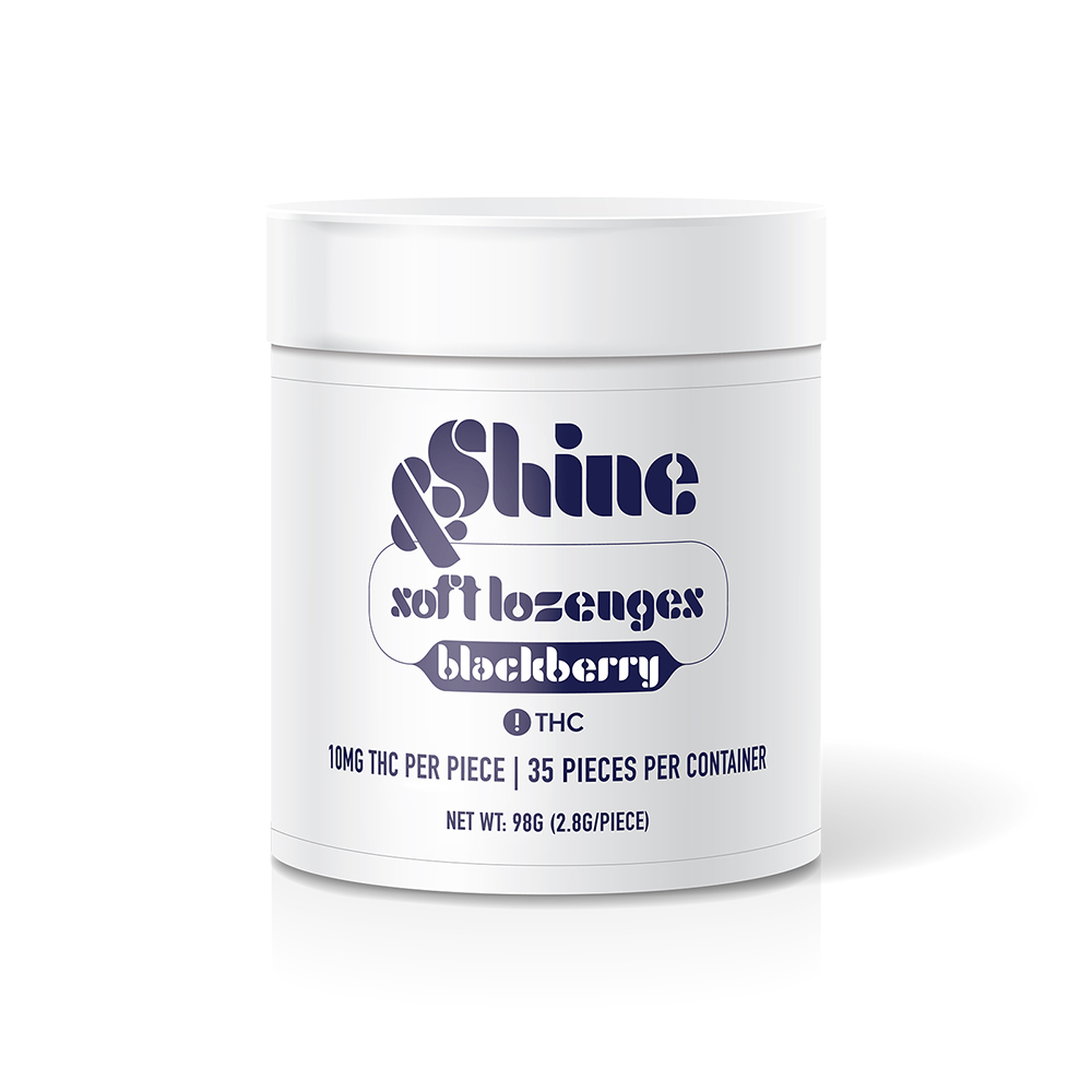 Blackberry (350mg) | &Shine | Soft Lozenges - Jane
