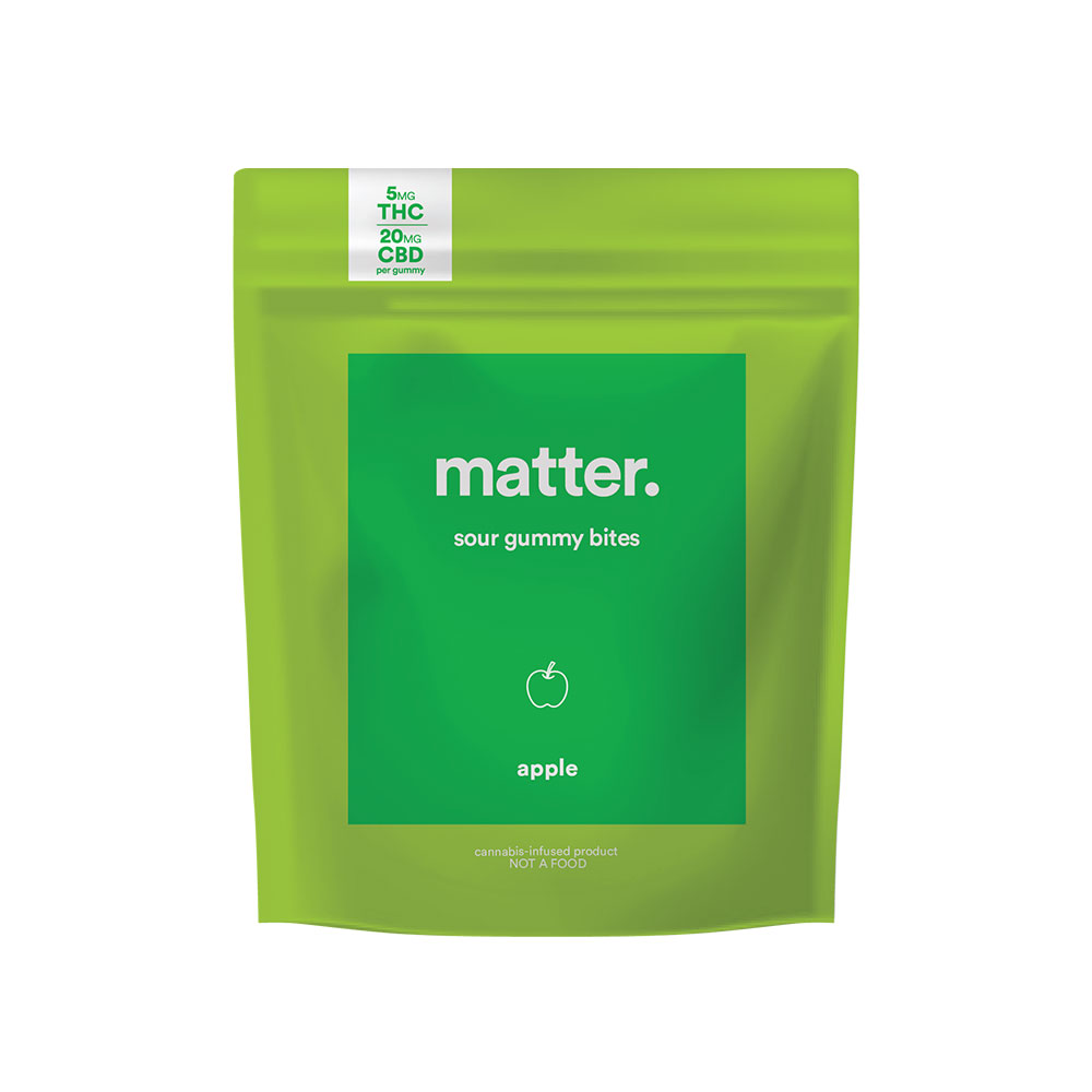Apple [22pk] (440mg CBD/110mg THC) | matter. | Gummies - Jane