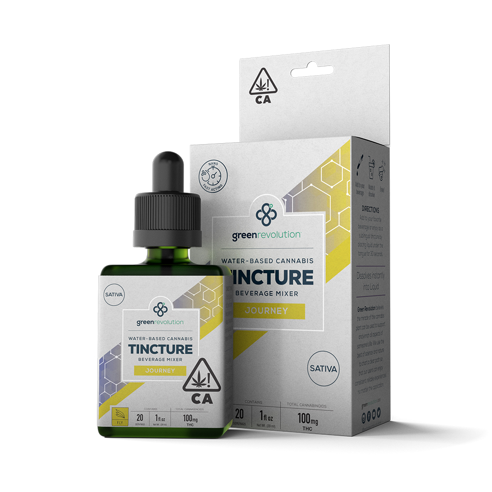 Journey - THC Fly [28.4ml] (100mg) | Green Revolution | Nano Tincture ...