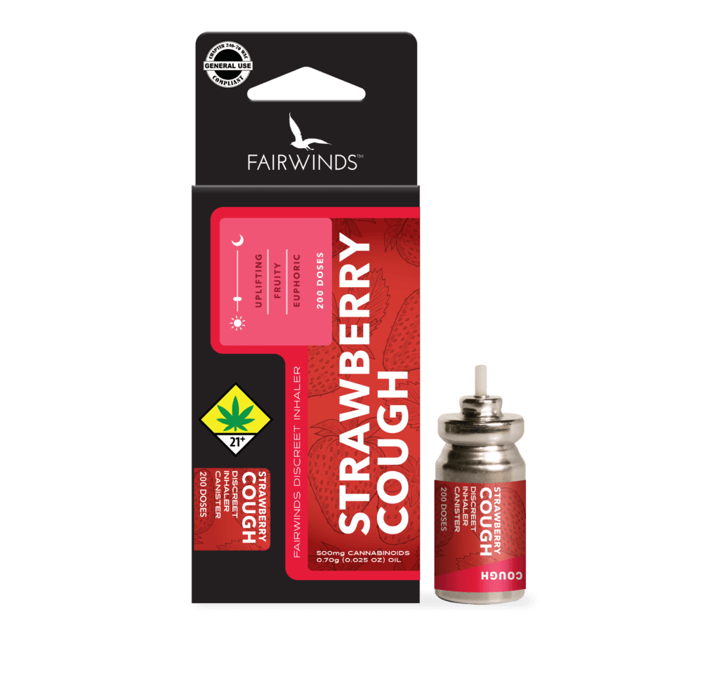 Strawberry Cough - Sativa [700mg] | Fairwinds | THC Inhaler Refill - Jane