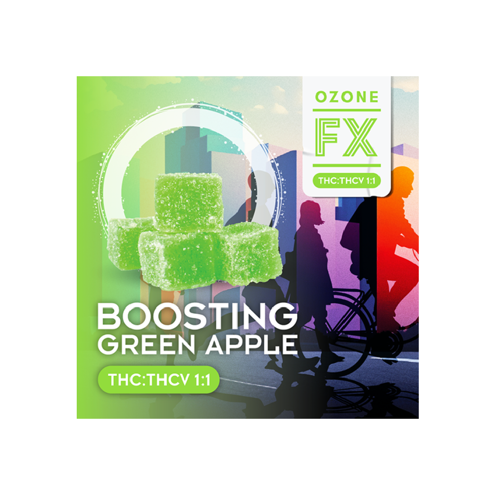 1:1 THCV Green Apple [20pk] (100mg THC/100mg THCV) | Ozone | FX Soft ...