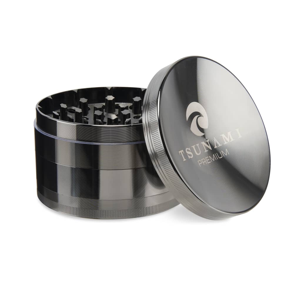 Sunken Top 63mm 4 Piece - Grinders | Tsunami Premium | Bloom