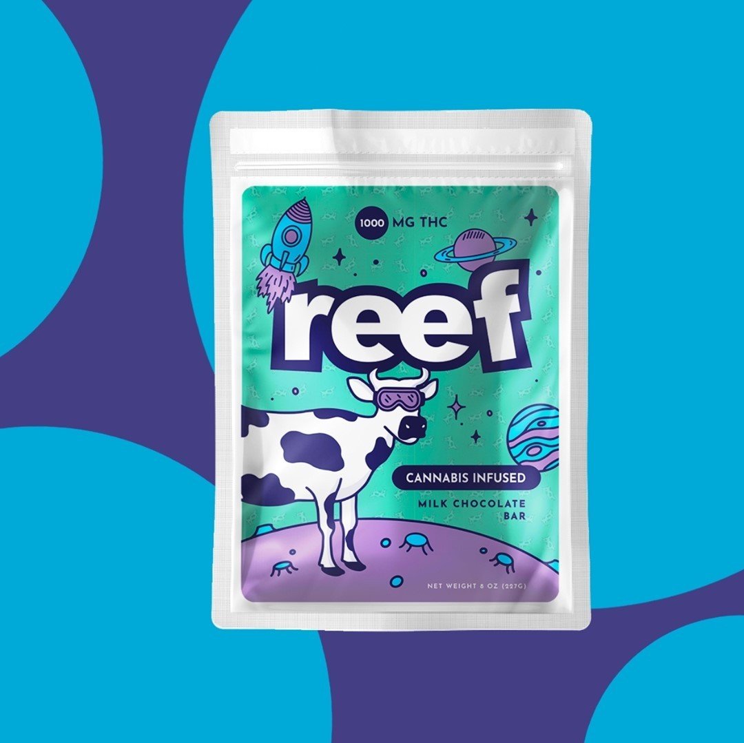 Milk Chocolate (1000mg) | Reef | Chocolate Bar - Jane
