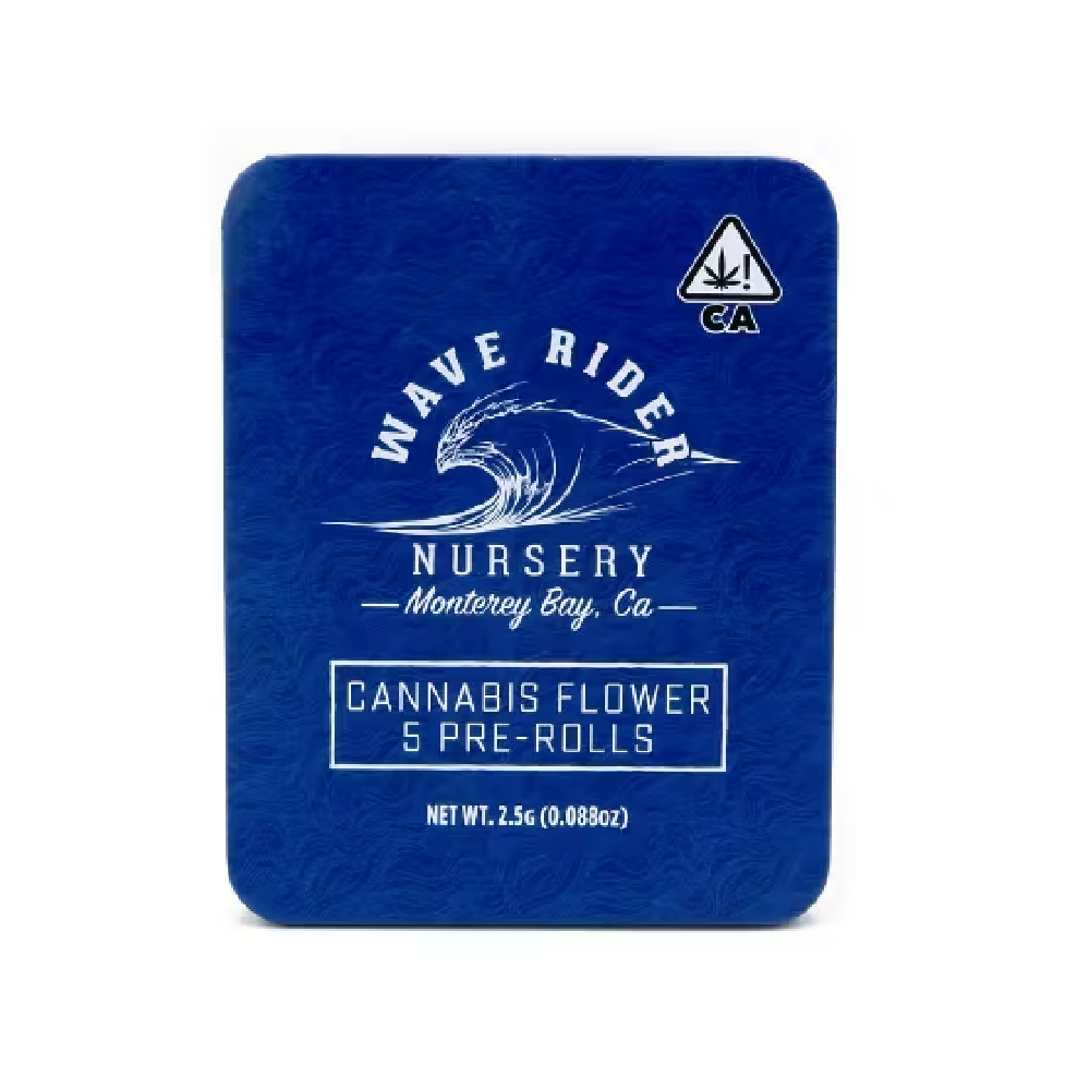 Gelato X [.5g] | Wave Rider | 5 Pack Pre Roll - Jane