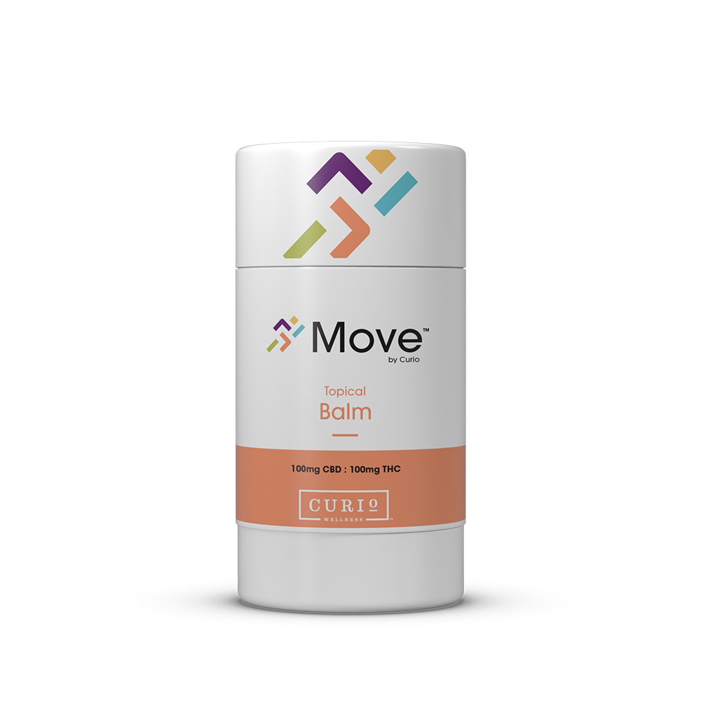 Move by Curio™ 1:1 Topical Balm (100mg CBD/100mg THC) | Curio Wellness ...