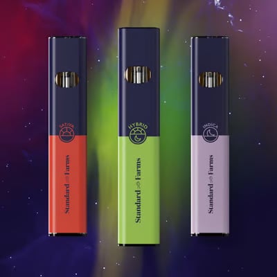 10:1 ACDC x Pre 98 Bubba Kush [300mg] | Standard Farms | Disposable ...