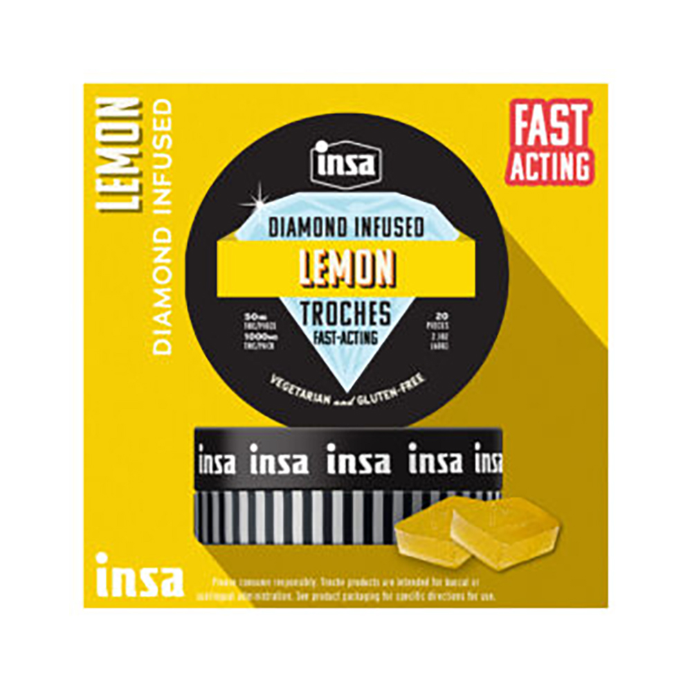 Shop Lemon -High THC (50mg THC/troche) [20pk] | Organic Remedies ...