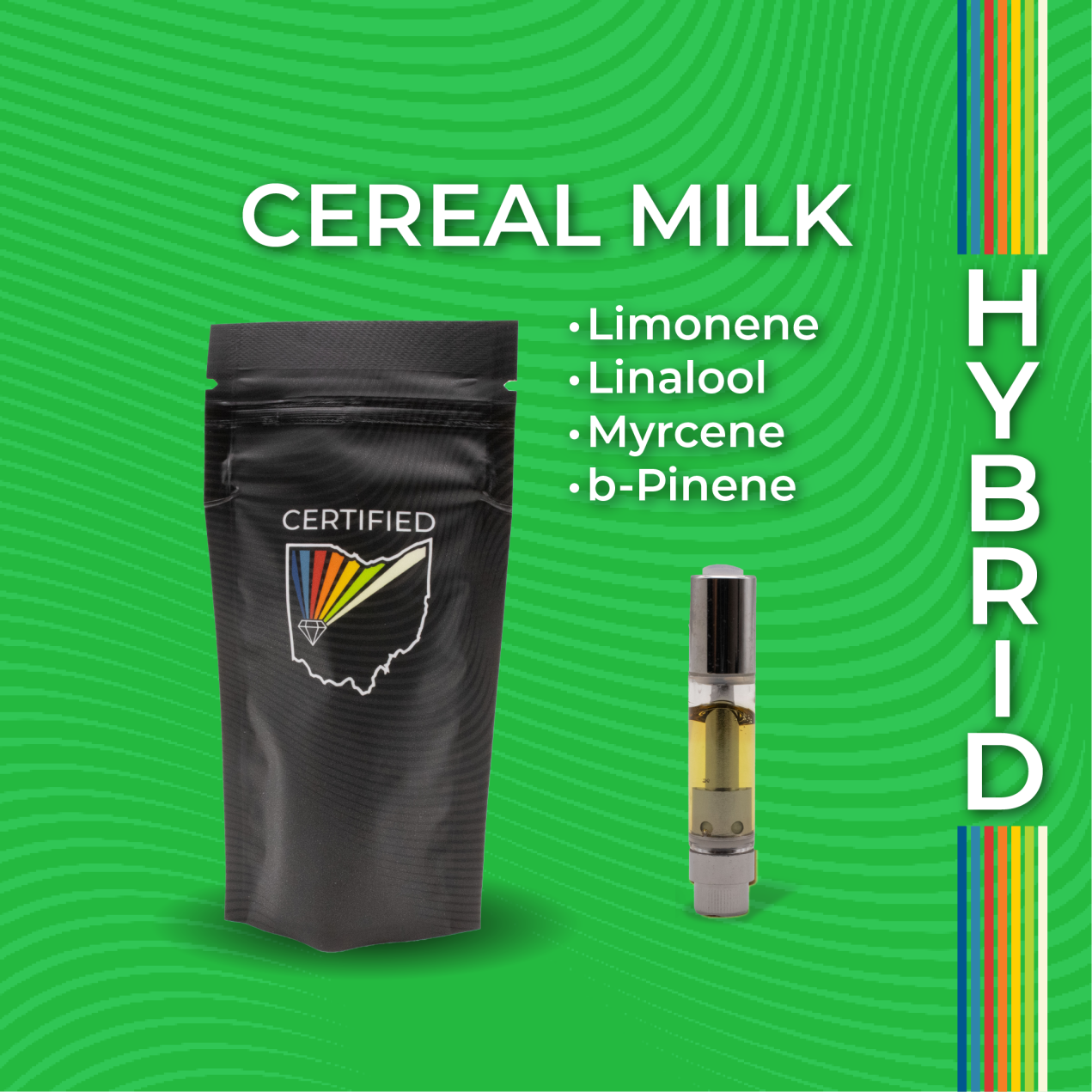 Cereal Milk [.84g] | Certified Cultivators | Distillate Cartridge - Jane